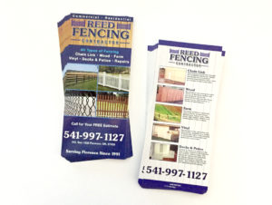 Reed Fencing - Rack Cards - WestCoast Media Group