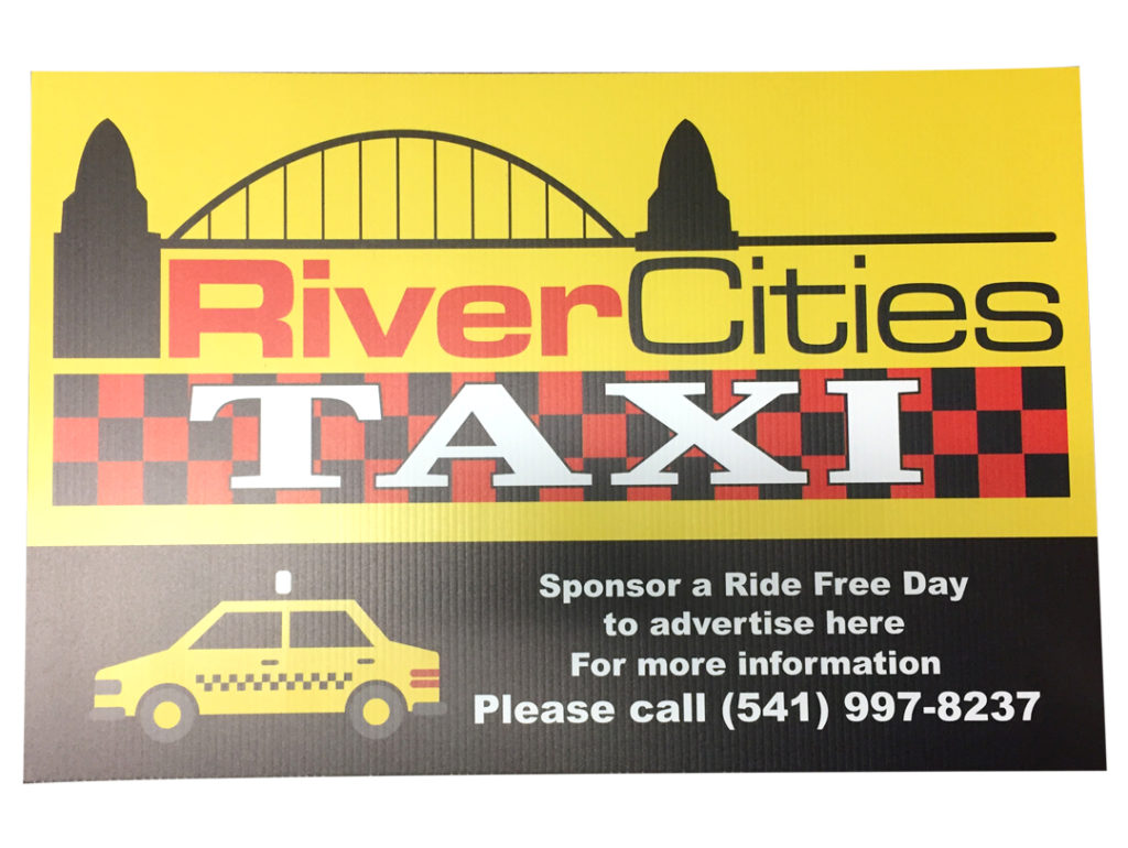 River City Taxi - Sign - WestCoast Media Group