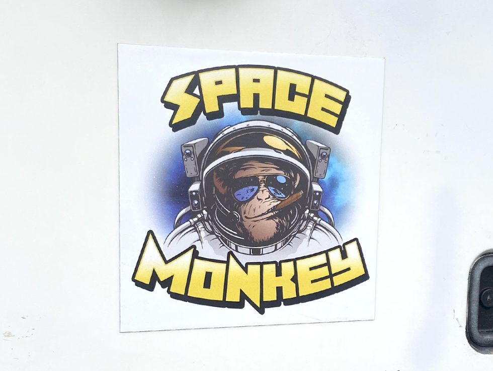 Space Monkey Car Magnet - WestCoast Media Group
