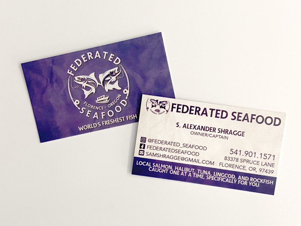 Federated Seafood - Business Card - WestCoast Media Group